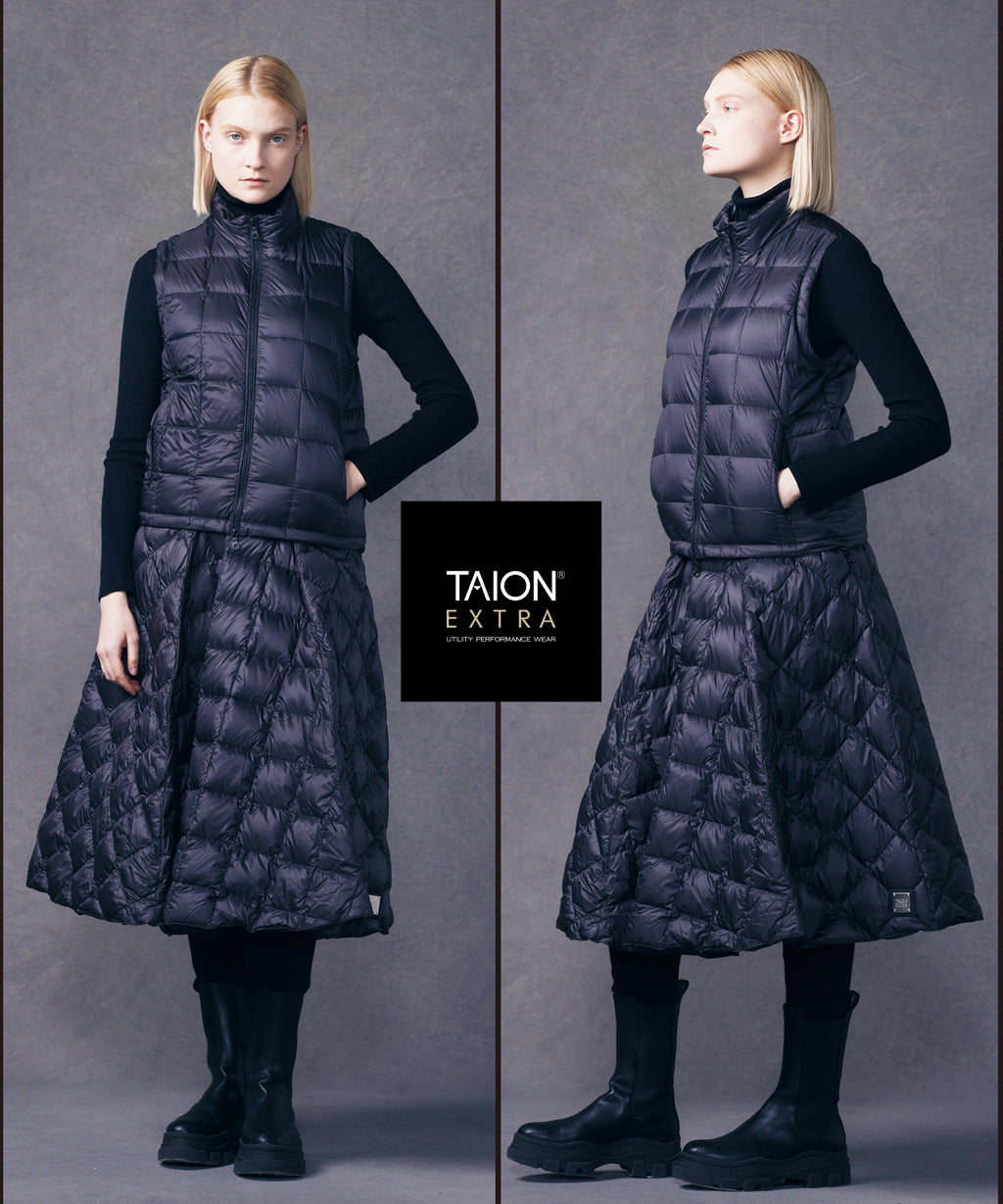 【WOMEN】フード取り外し式ハイネックインナーダウンセット＜TYPEⅡ＞（EX-W02ZA-SET） – TAION EXTRA 公式ブランドサイト
